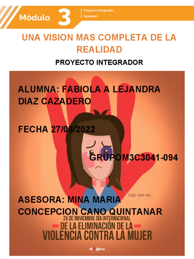 DiazCazadero Fabiola M3S4PI | PDF | La violencia contra las mujeres ...
