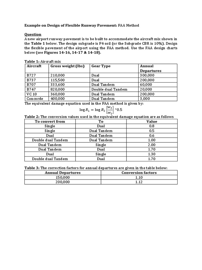 FAA Flexible Runway Pavement Design | PDF | Runway | Road Surface