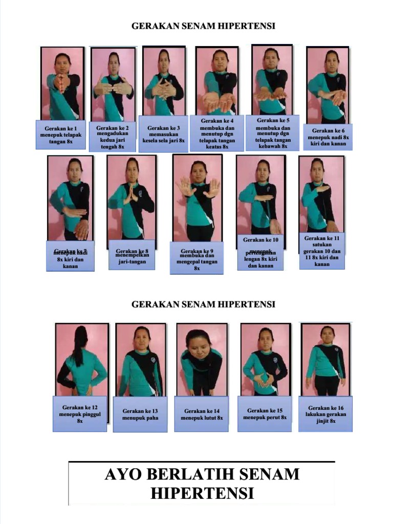 PDF Gerakan Senam Hipertensi Compress | PDF