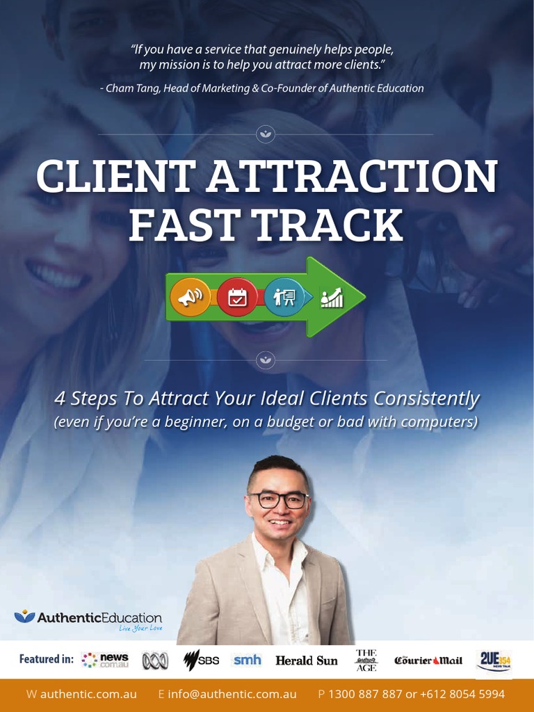Client Attraction FastTrack Brochure - 3 | PDF | Marketing | Search ...
