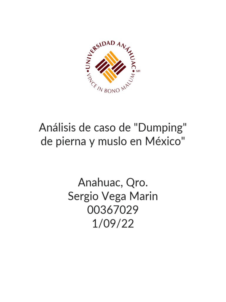DUMPING | PDF