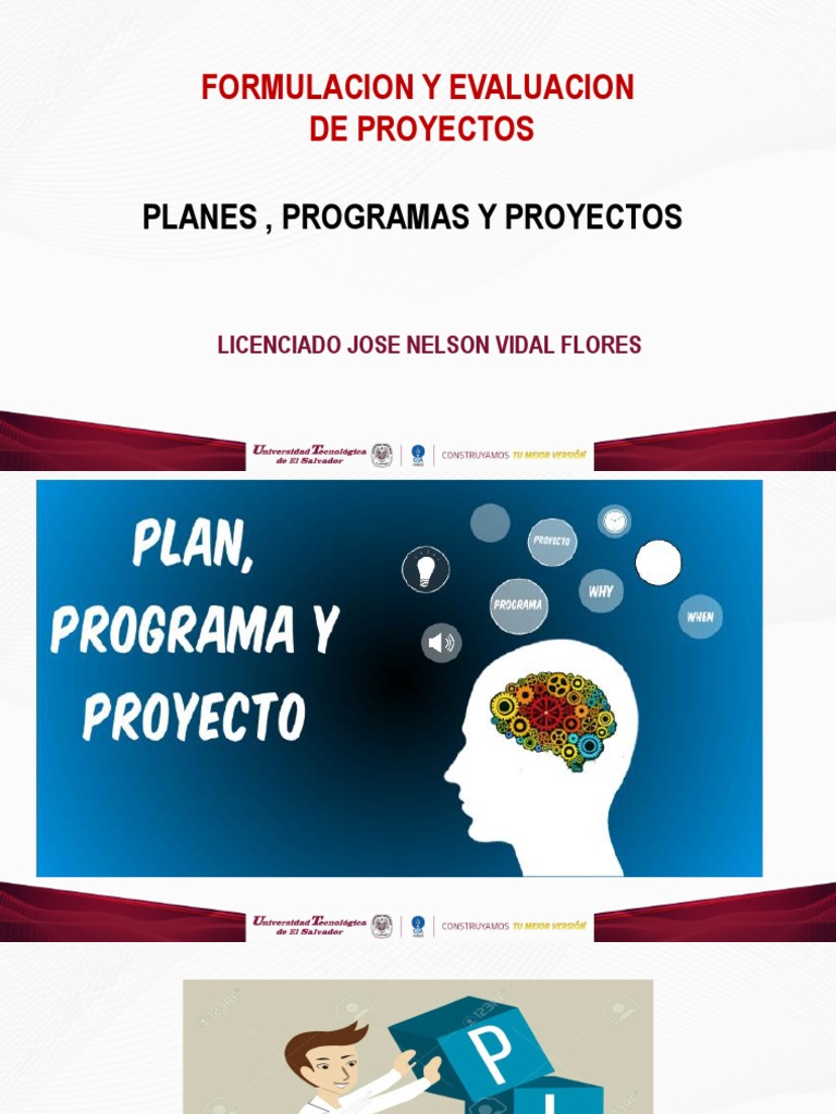 Planes, Programas y Proyectos01v | PDF