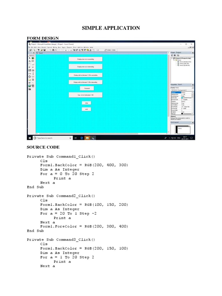 VB RECORD Programs Forprint | PDF | Microsoft Excel | Array Data Structure