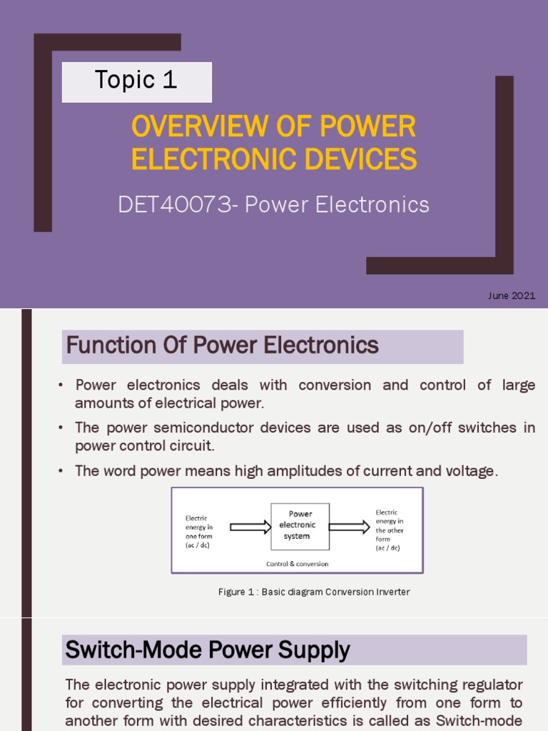 DET40073 Topic 1 | Download Free PDF | Rectifier | Power Electronics