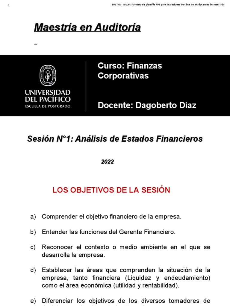S.1 Análisis Eeff - 2022 | PDF | Business | Compartir (Finanzas)