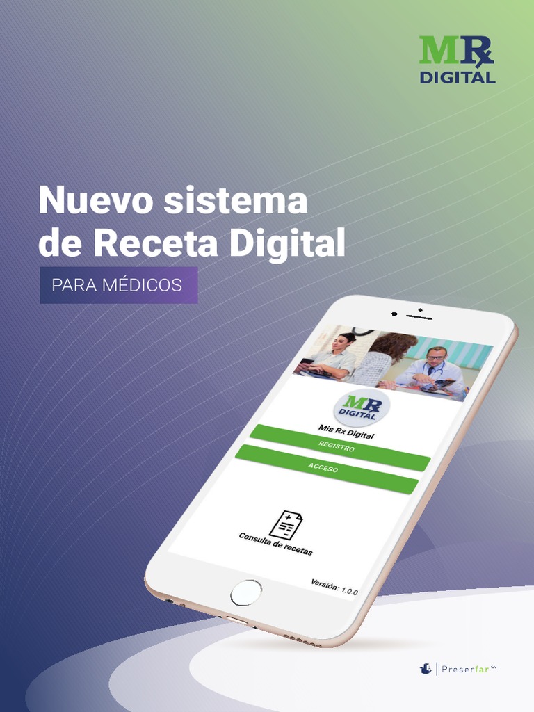 Instructivo Receta Digital Op | PDF | Aplicación movil | Software de la ...