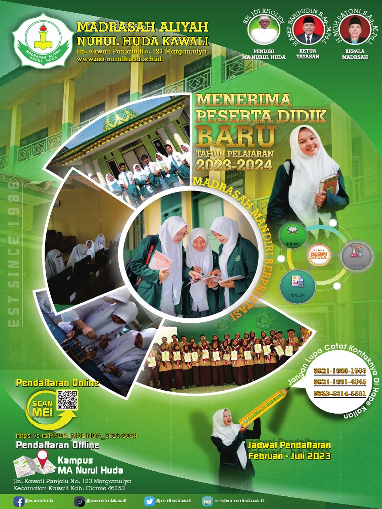 Brosur PPDB MA Nurul Huda 2023-2024 | PDF