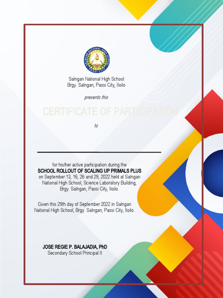 Certificate Primals | PDF
