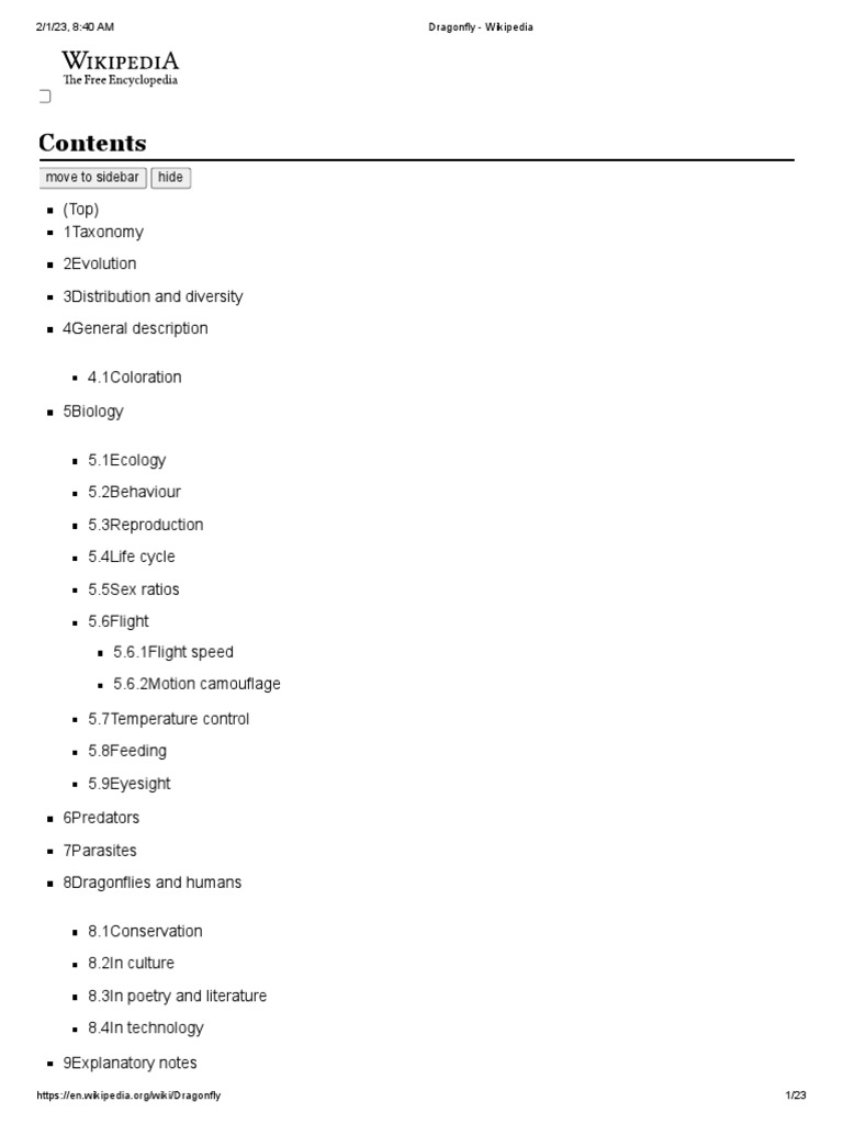 Dragonfly - Wikipedia | PDF | Home & Garden | Young Adult