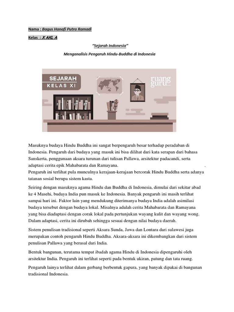 Print Berwarna Sejarah Indonesia | PDF