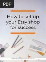 Etsy Seller Workbook for Digital Products | PDF | Etsy | Marketing