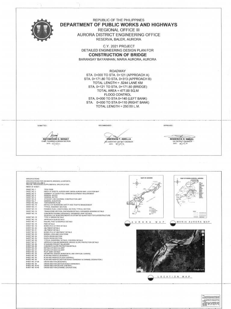 Bayanihan Bridge Plan Adv Part1 Pdf