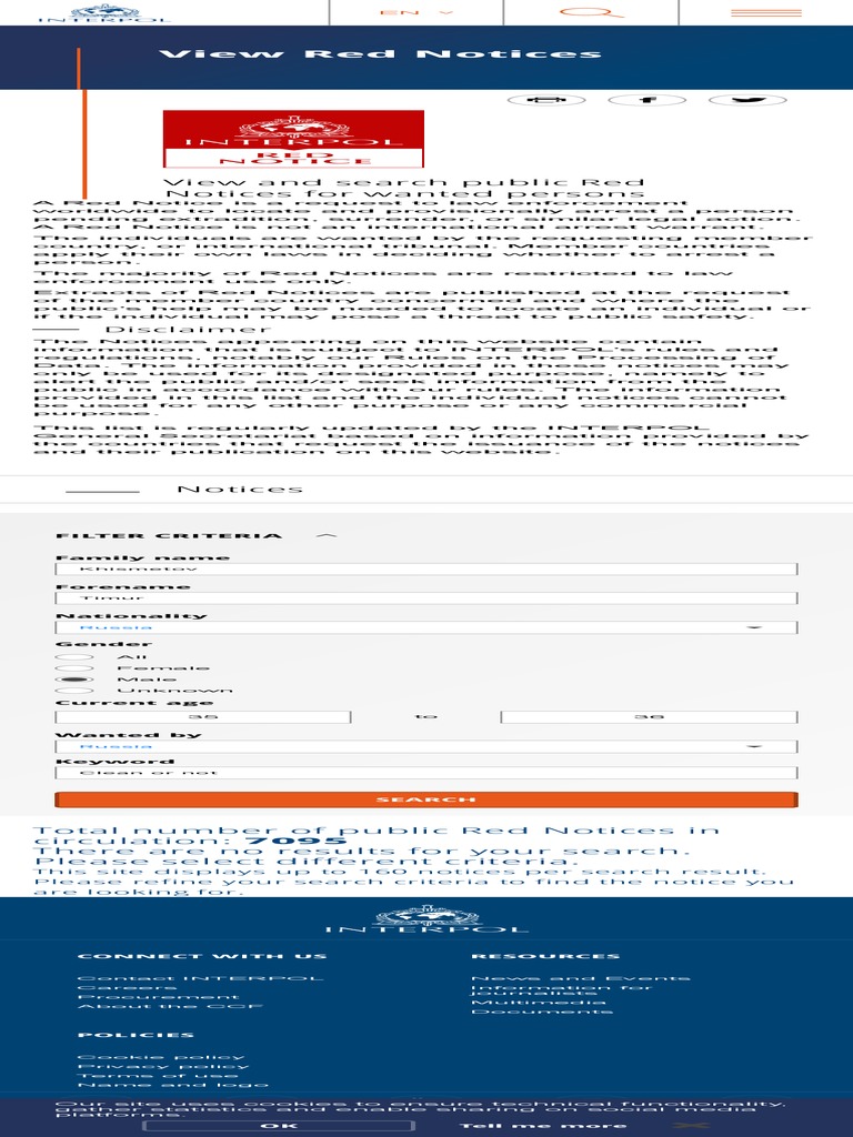 View Red Notices | PDF | Human Rights | Information Technology