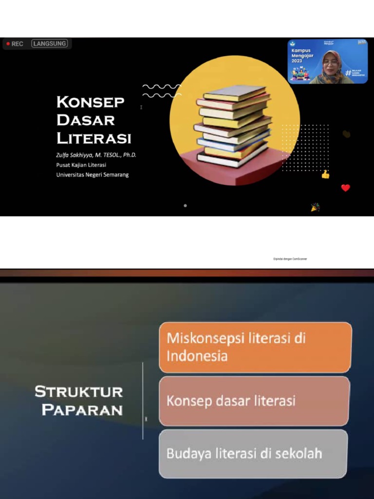 Konsep Dasar Literasi | PDF
