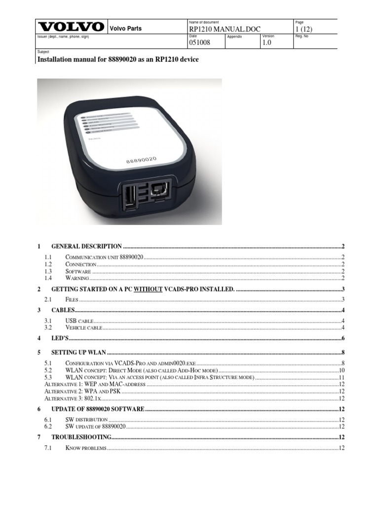 RP1210 Manual - Eng | PDF | Wireless Lan | Wireless Access Point