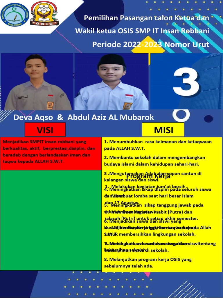 Pemilihan Pasangan Calon Ketua OSIS | PDF Pemilihan Pasangan Calon Ketua OSIS | PDF