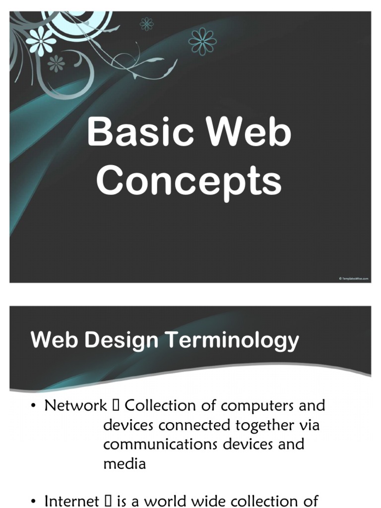 Chap 01 Lesson 1 - Basic Web Concepts | PDF | Art | Computers