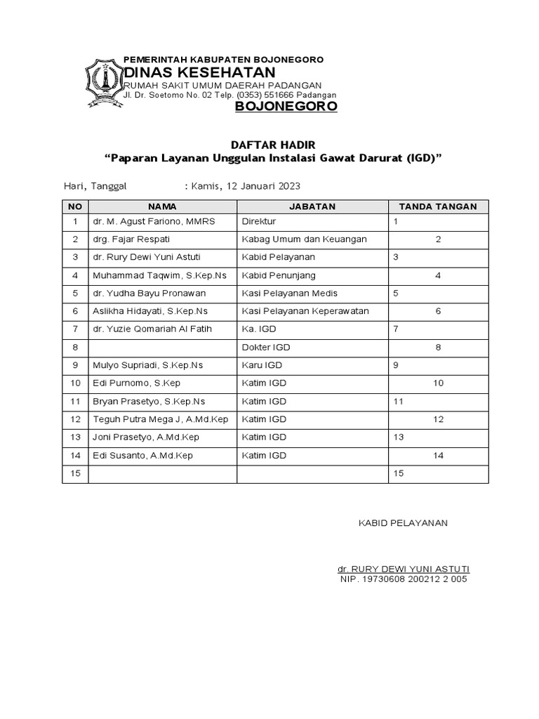 Review Koding Klaim RSUD Padangan | PDF
