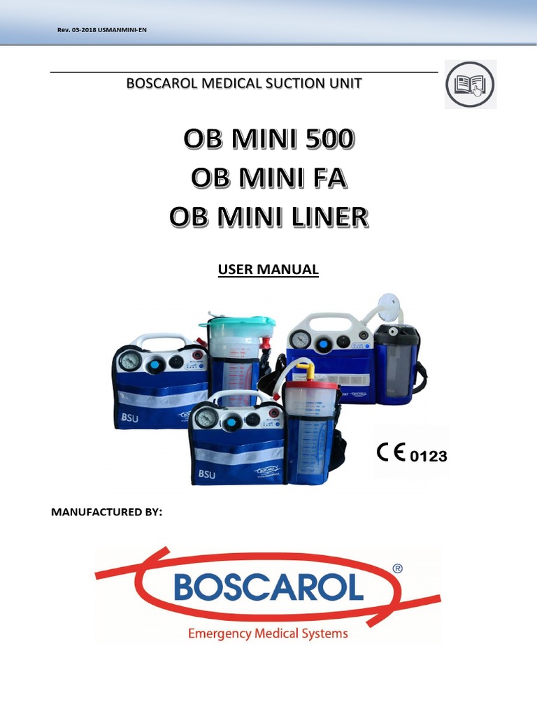 User Manual OB MINI | PDF | Sterilization (Microbiology) | Pump