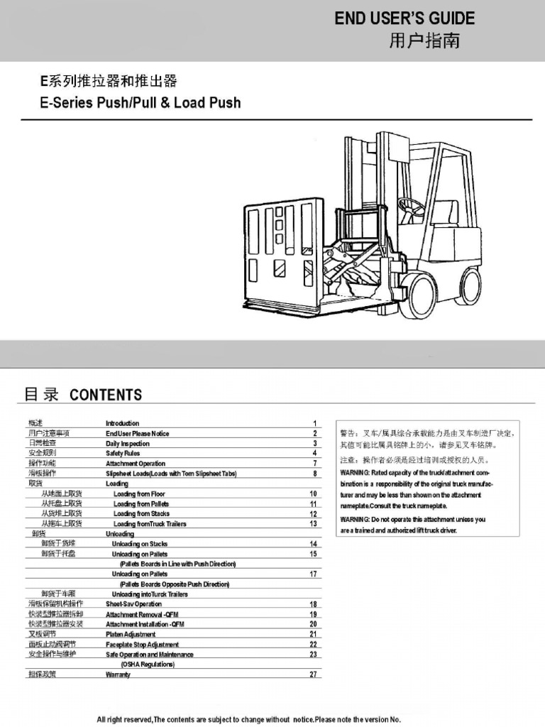 Push PHLL Manual | PDF