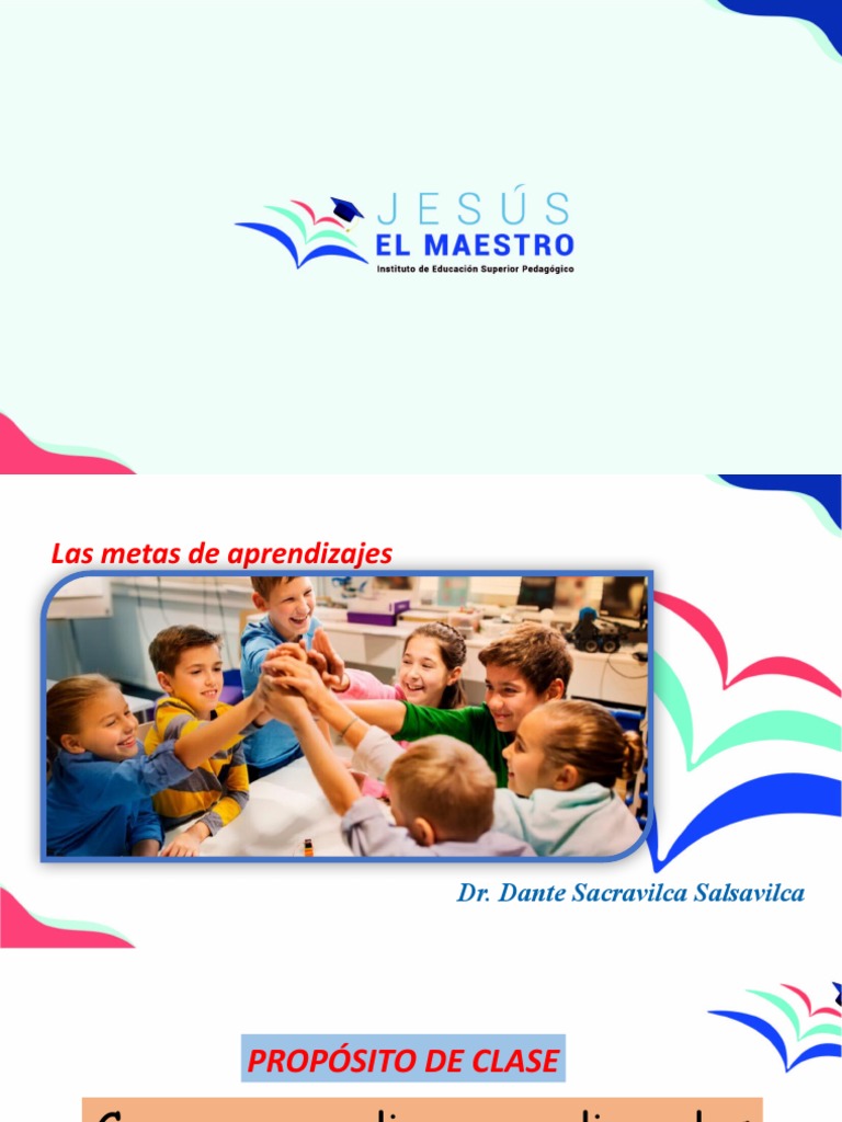 Metas de Aprendizaje | PDF | Educación primaria | Aprendizaje