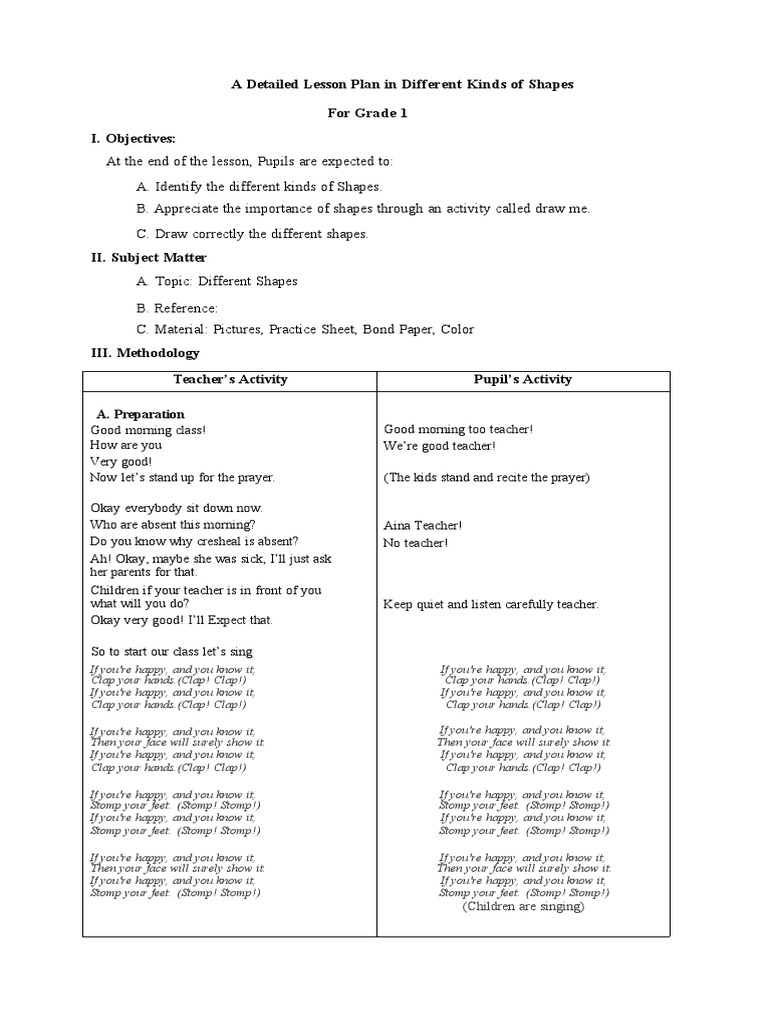 Lesson Plan | PDF | Triangle | Teachers