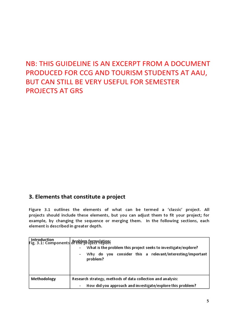 Guidelines For Project Writing - Master 2021 Final | PDF | Theory ...