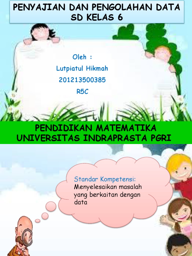 Penyajian Dan Pengolahan Data Kelas 6 SD | PDF
