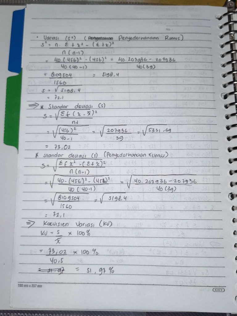 Agusto Labagow Tugas 3 Statistika - Compressed | PDF