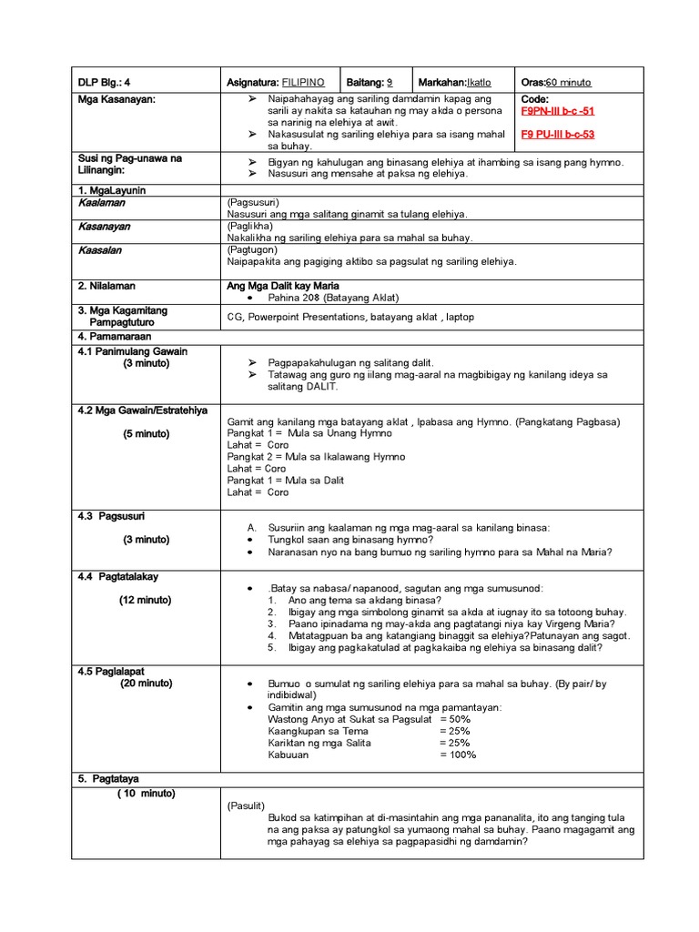 DLP Elehiya # 4 | PDF