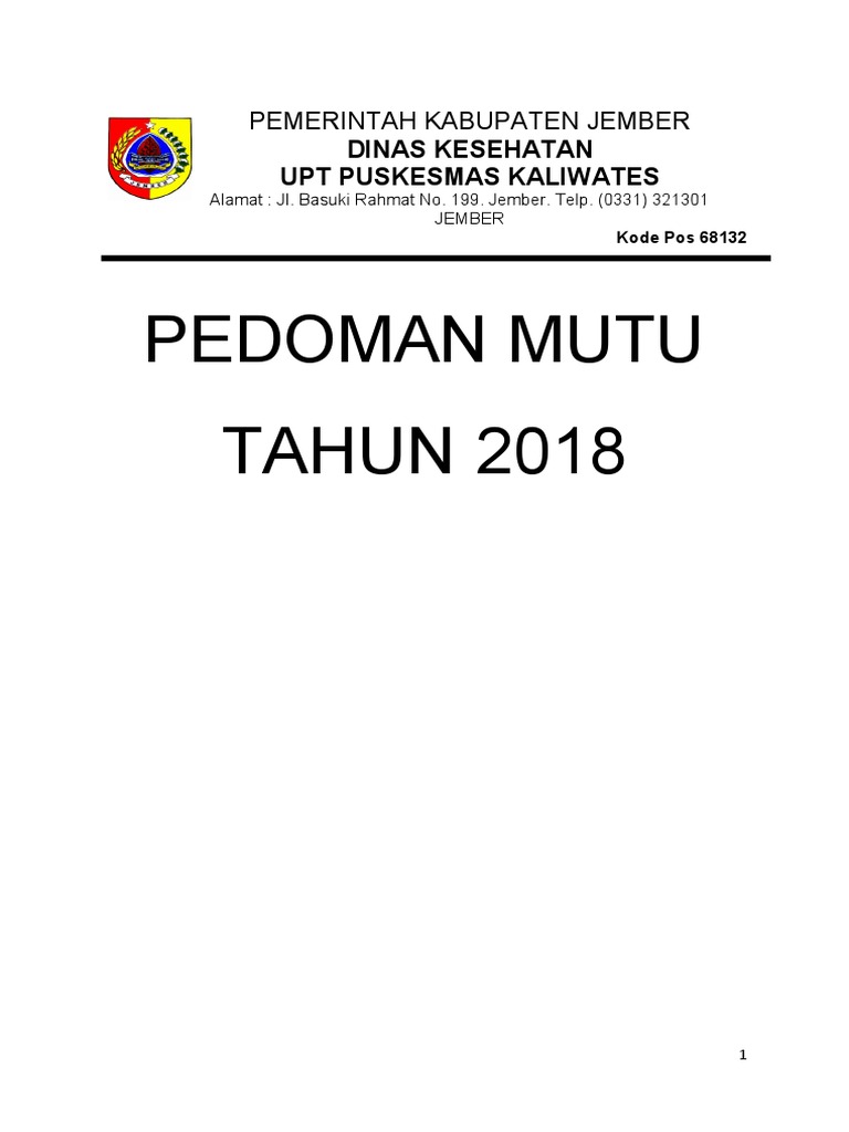 Pedoman Mutu | PDF