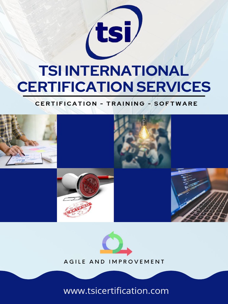 Company Profile TSI - 2022 NEW - Compressed | PDF | Audit | Certification