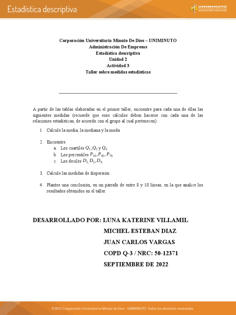 Act 2 Estadistica Descriptiva | PDF
