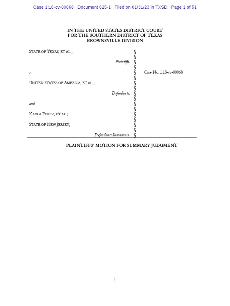 Republican-Led States Ask Judge To Shut Down DACA Program | PDF ...