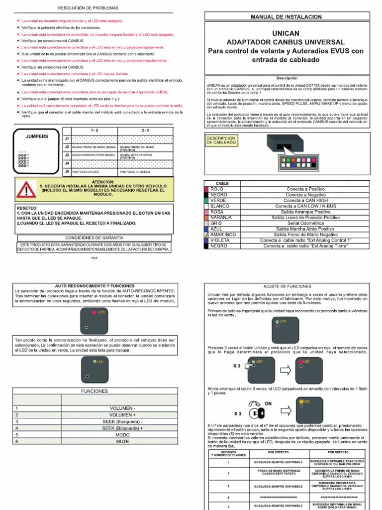 Evus Can Bus Interface | PDF
