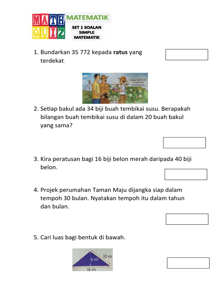 Kuiz Tahun 4 | PDF