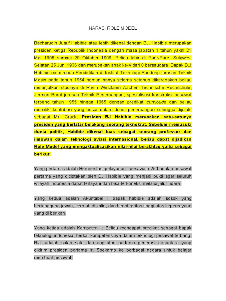 Narasi Role Model | PDF