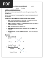 Grade 9 Valency Chart | PDF | Valence (Chemistry) | Iron