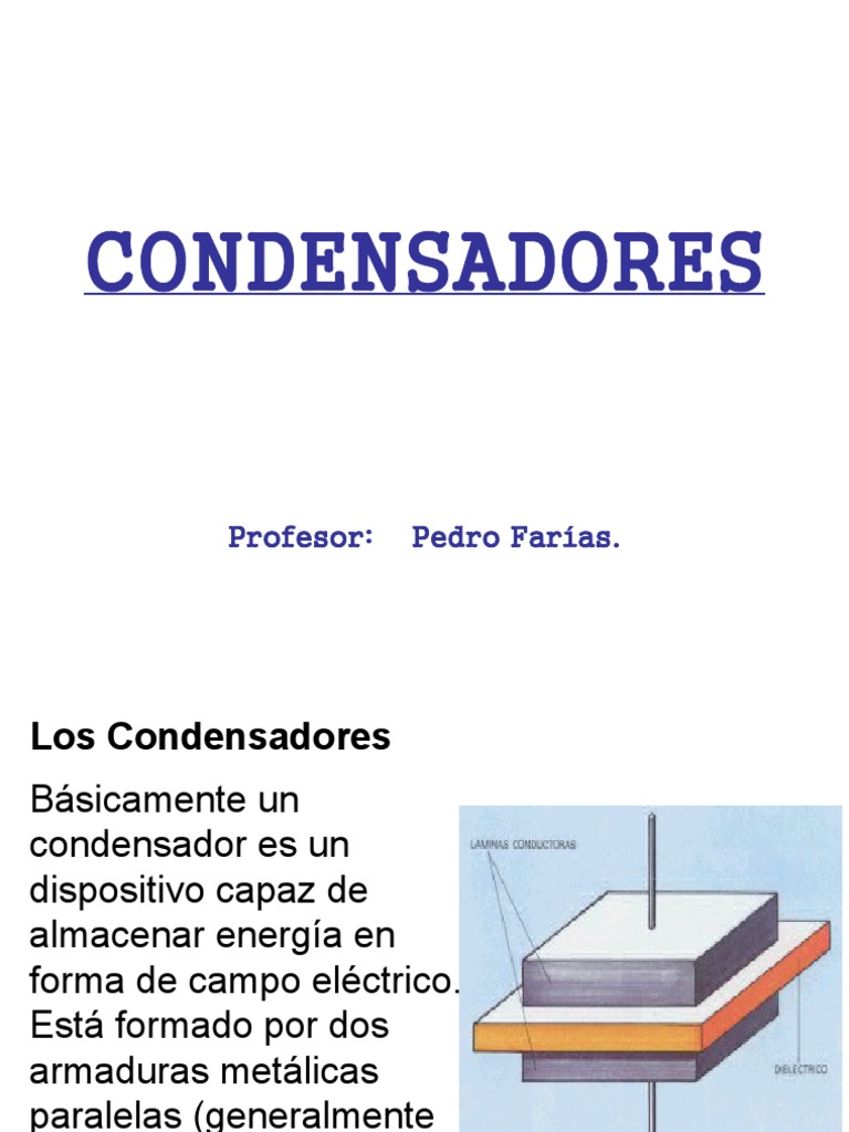 Condensadores Completa | PDF | Condensador | Bienes manufacturados