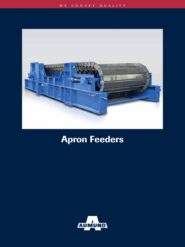 AUMUND Apron Feeders | PDF | Axle | Mechanical Engineering