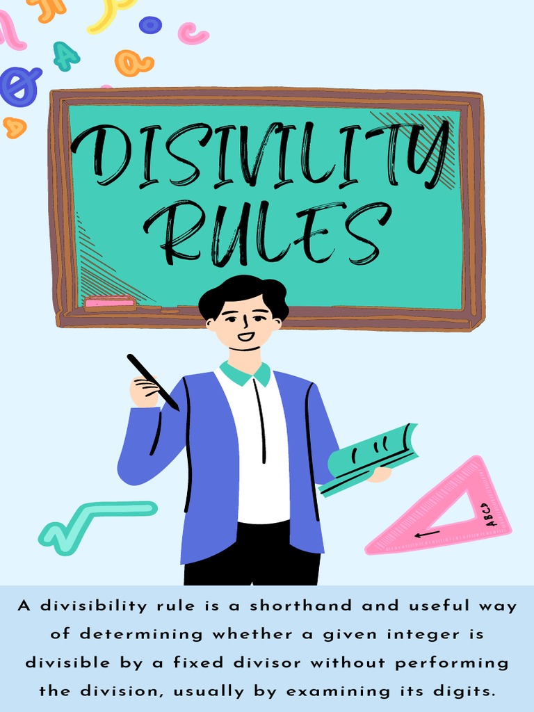 Divisibility Rules | PDF | Mathematical Concepts | Elementary Mathematics