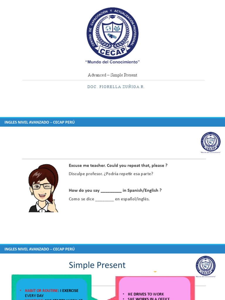 Clase 1 - Simple Present - Simple Past - Go + Verb Ing | PDF | Verb ...