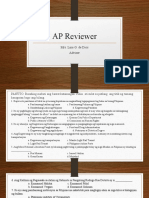AP6 Reviewer 2nd Quarter | PDF