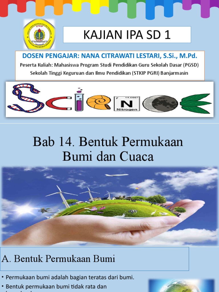 Bentuk Bumi dan Cuaca: Kajian IPA SD | PDF