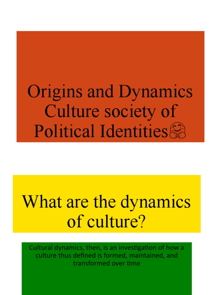 Origins and Dynamics Culture Society of Political Identities-Shaina | PDF