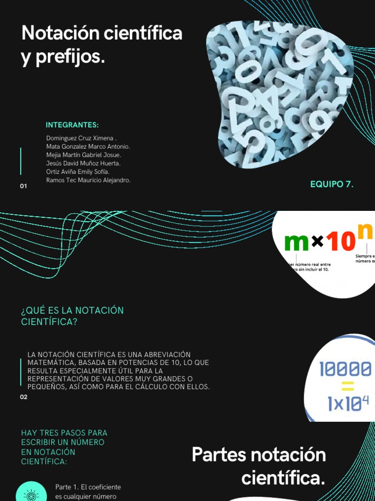 Guía de Notación Científica y Prefijos | PDF | Exponenciación ...