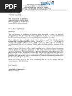 Request Letter To DPWH | PDF | Government | Philippines