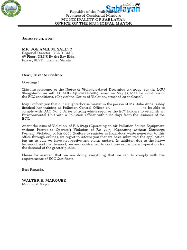 Answer Violation Ecc | PDF