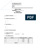 Format Kertas Kerja Program | PDF