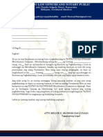 Promissory Note - Tagalog Sample Format | PDF